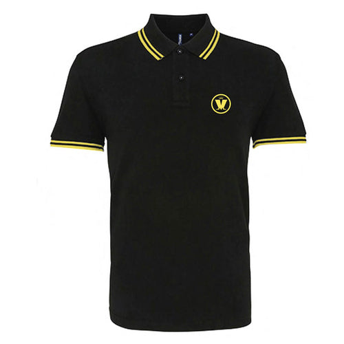 Black and Yellow M Logo Polo – Madness US